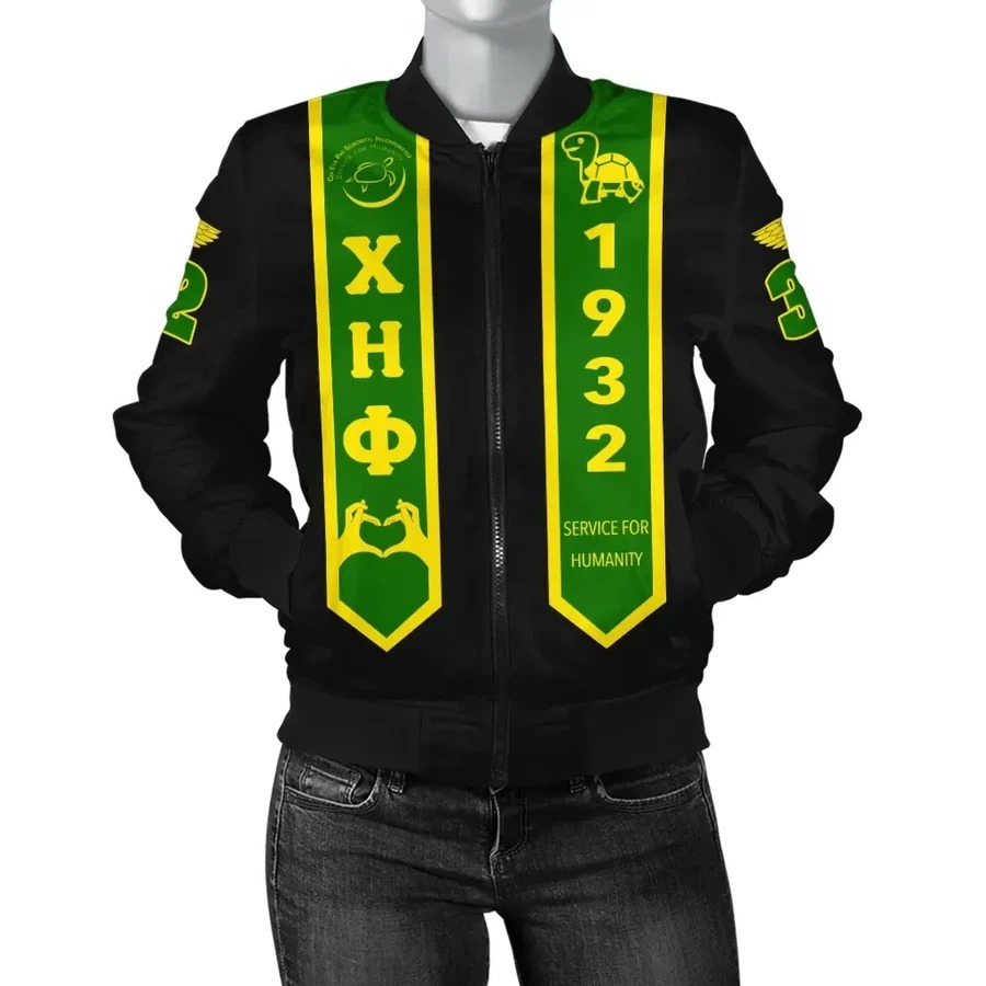 Chi Eta Phi Bomber Jacket Graduation Stole Style, African Bo | Inspire ...