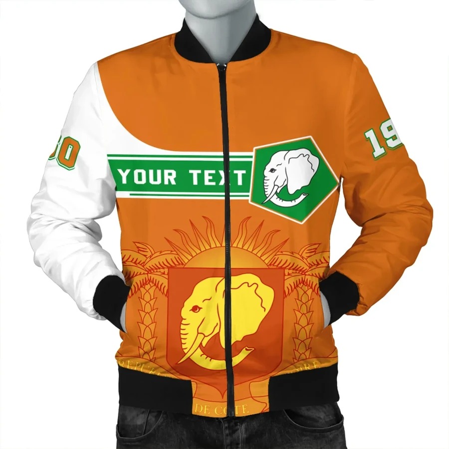 Custom Ivory Coast Bomber Jacket Pentagon Style, African Bom | Inspire ...