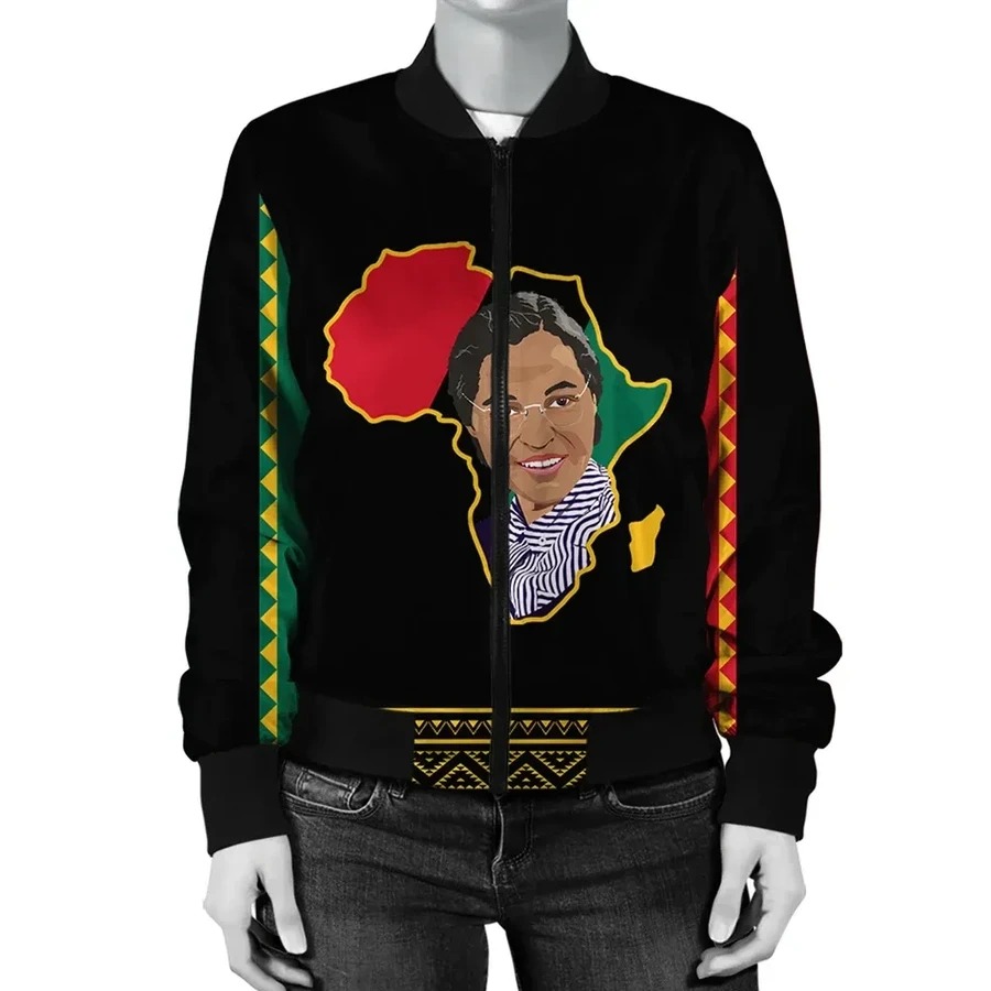 Rosa Parks Black History Month Bomber Jacket, African Bomber | Inspire ...
