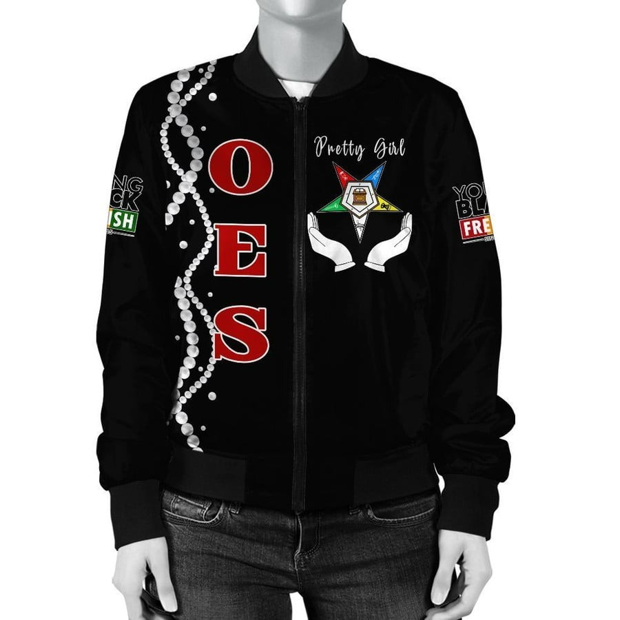 Juneteenth Order Of The Eastern Star Pretty Girl Bomber Jack | Inspire ...