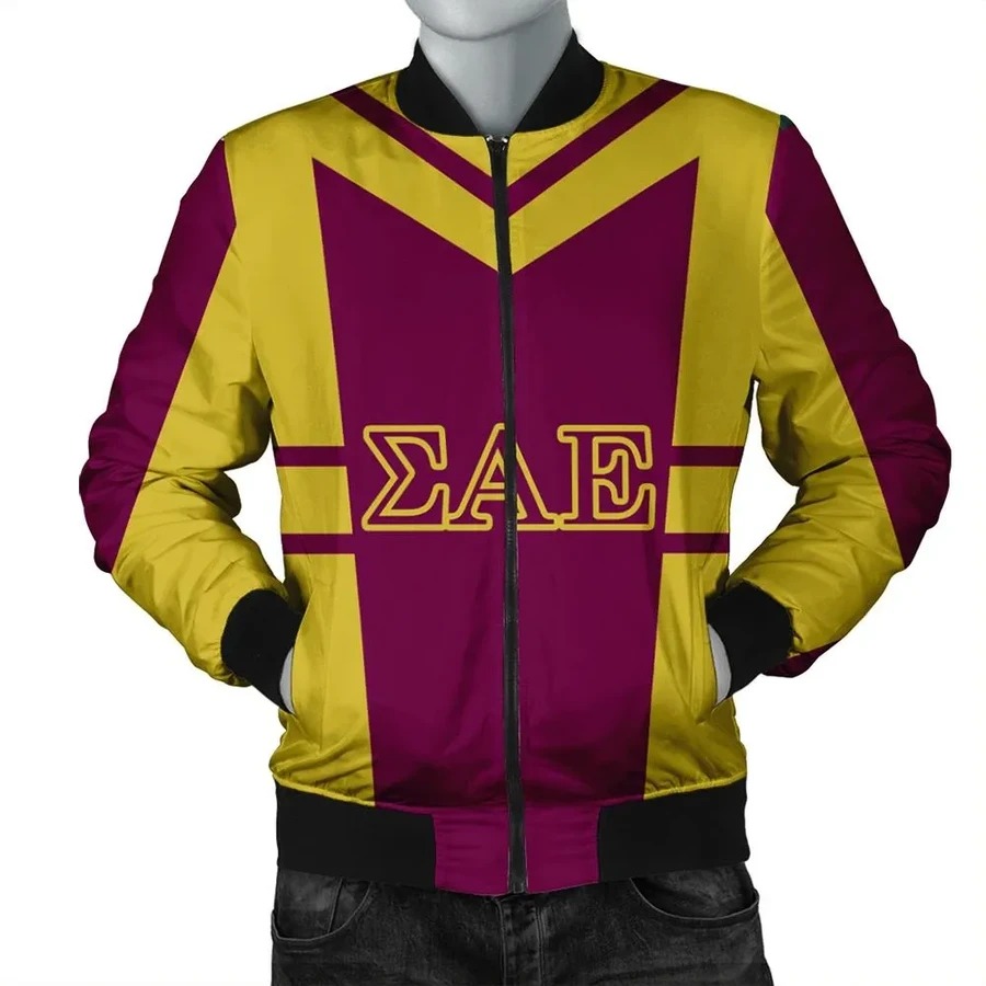 Lugg Style Sigma Alpha Epsilon Bomber Jacket, African Bomber | Inspire ...