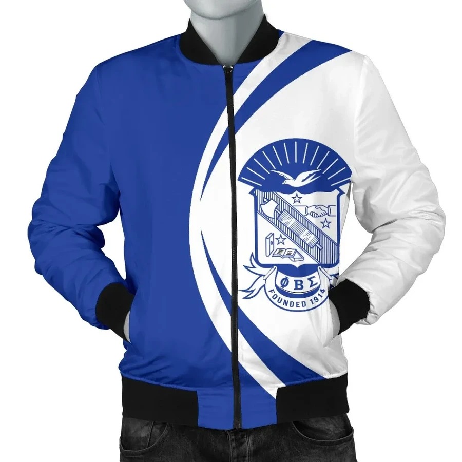 Phi Beta Sigma Big Logo Bomber Jacket Gomab, African Bomber | Inspire ...