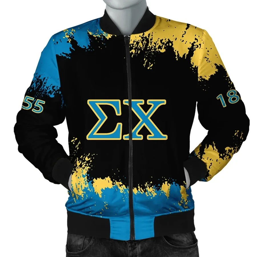 Sigma Chi Face Style Bomber Jacket, African Bomber Jacket Fo | Inspire ...