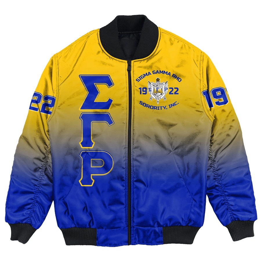 Sigma Gamma Rho Gradient Bomber Jackets, African Bomber Jack | Inspire ...