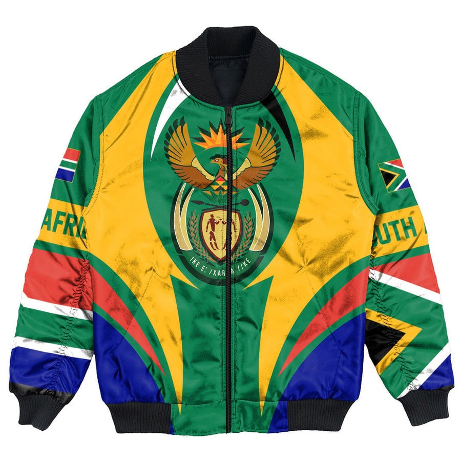South Africa Action Falg Bomber Jacket, African Bomber Jacke | Inspire ...