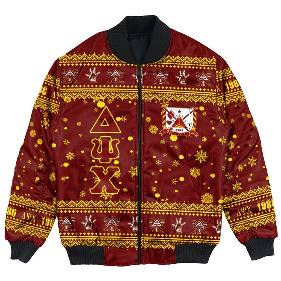 Delta Psi Chi Christmas Bomber Jackets, African Bomber Jacke | Inspire ...