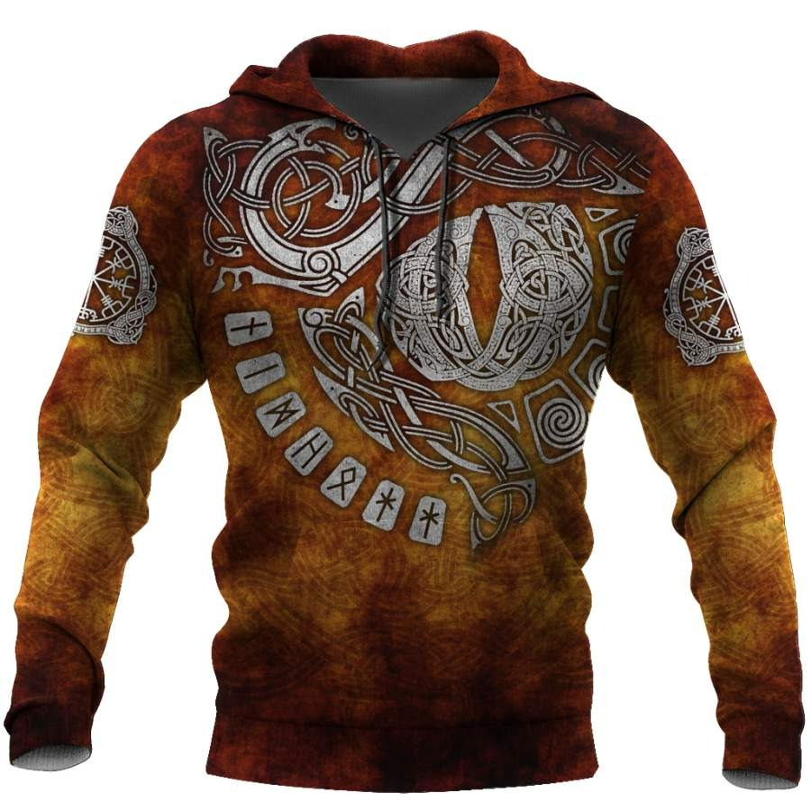 Viking Tattoo Hoodie, Viking Hoodie For Men Women 1 | Inspire Uplift