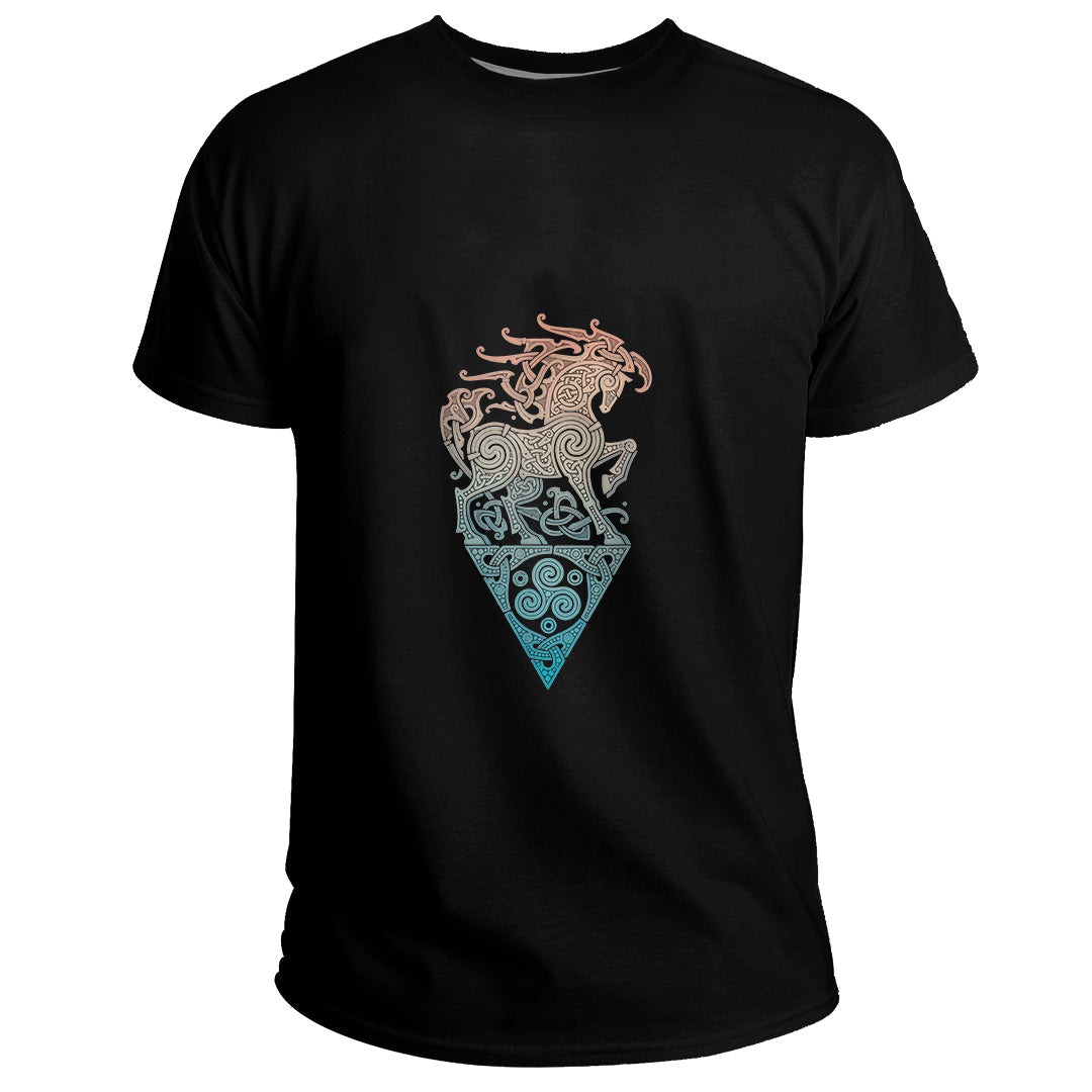 Custom Vintage Vikings celtic mythology Odins horse runes Ba | Inspire ...