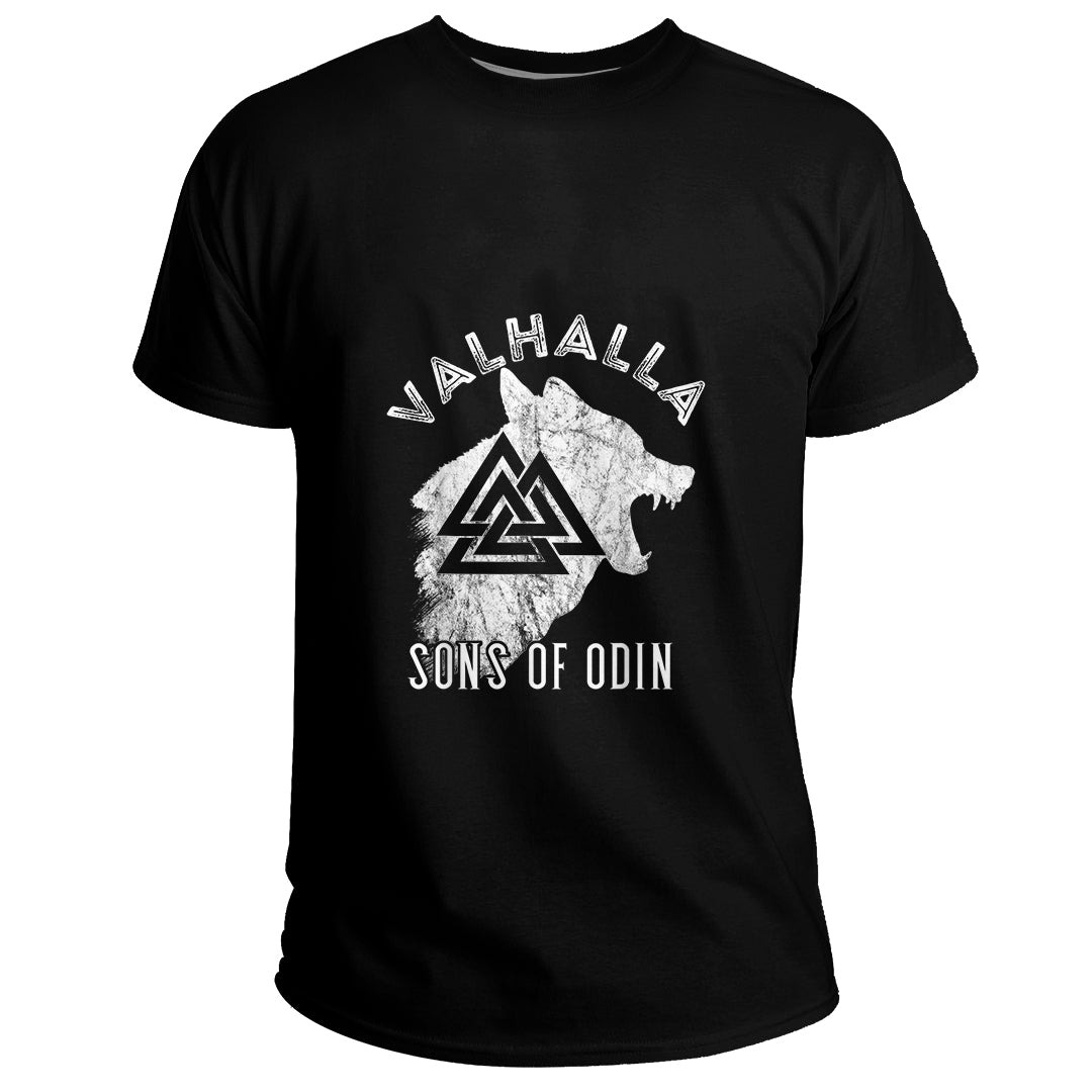 Custom Viking Fenrir Wolf Valhalla Sons of Odin Valknut Symb | Inspire ...