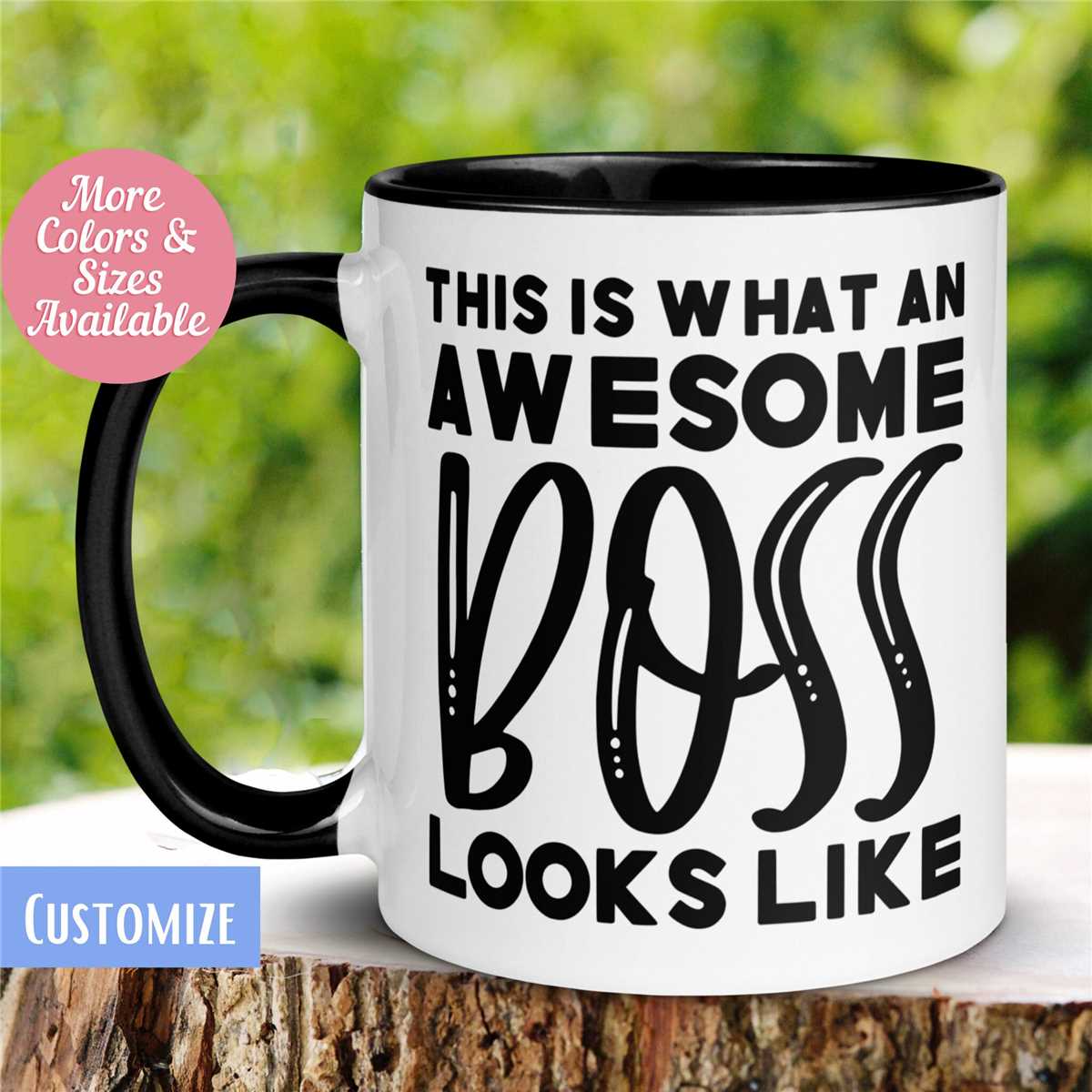 Boss Mug, This Is What An Awesome Boss Looks Like Coffee Mug | Inspire ...