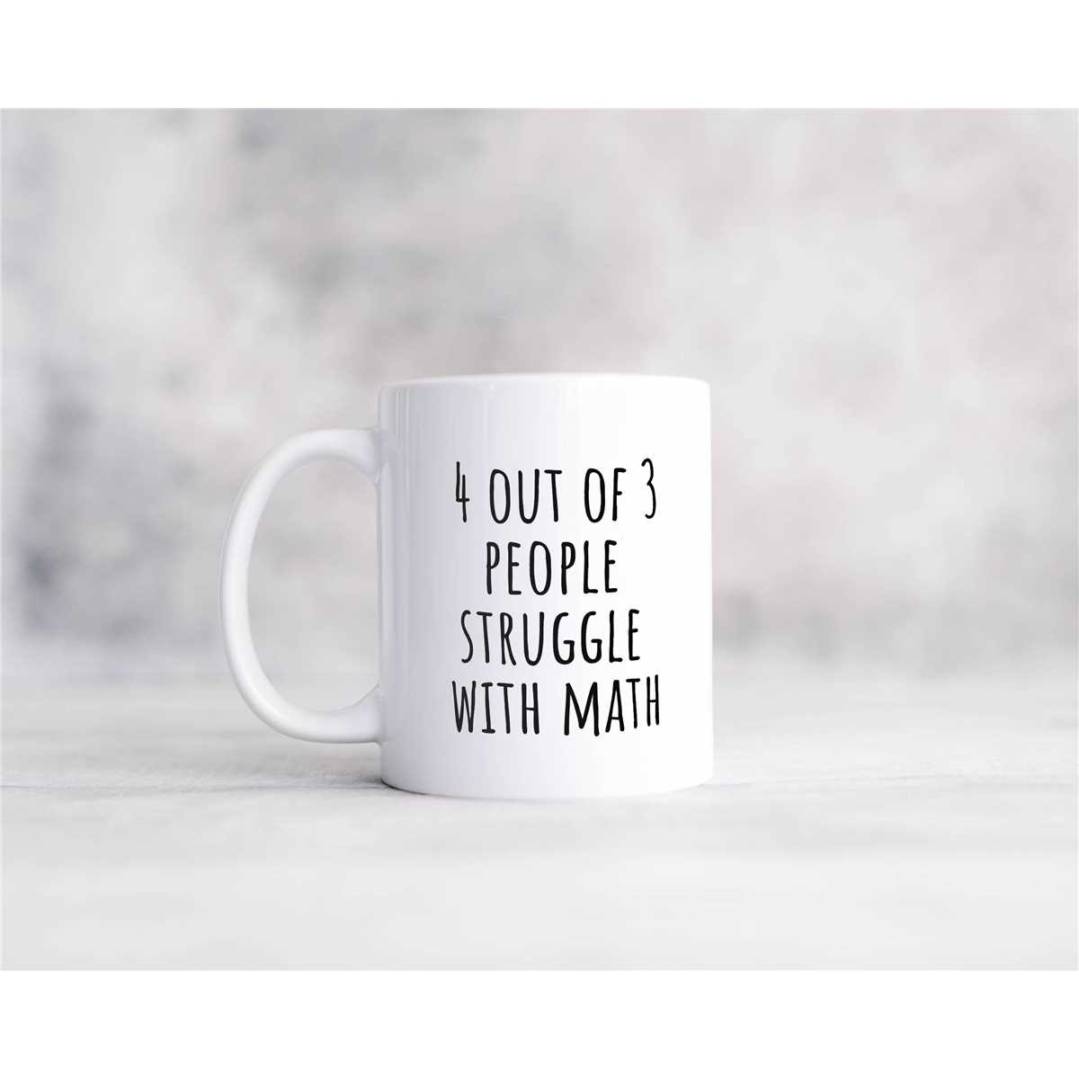 4 out of 3 people struggle with math funny sarcastic coffee | Inspire ...