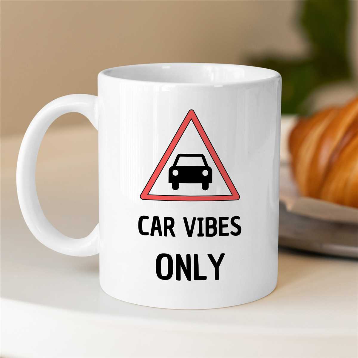 Car Vibes only, Traffic Sign Mug, Mechanic, Gearhead, Car Lo | Inspire ...