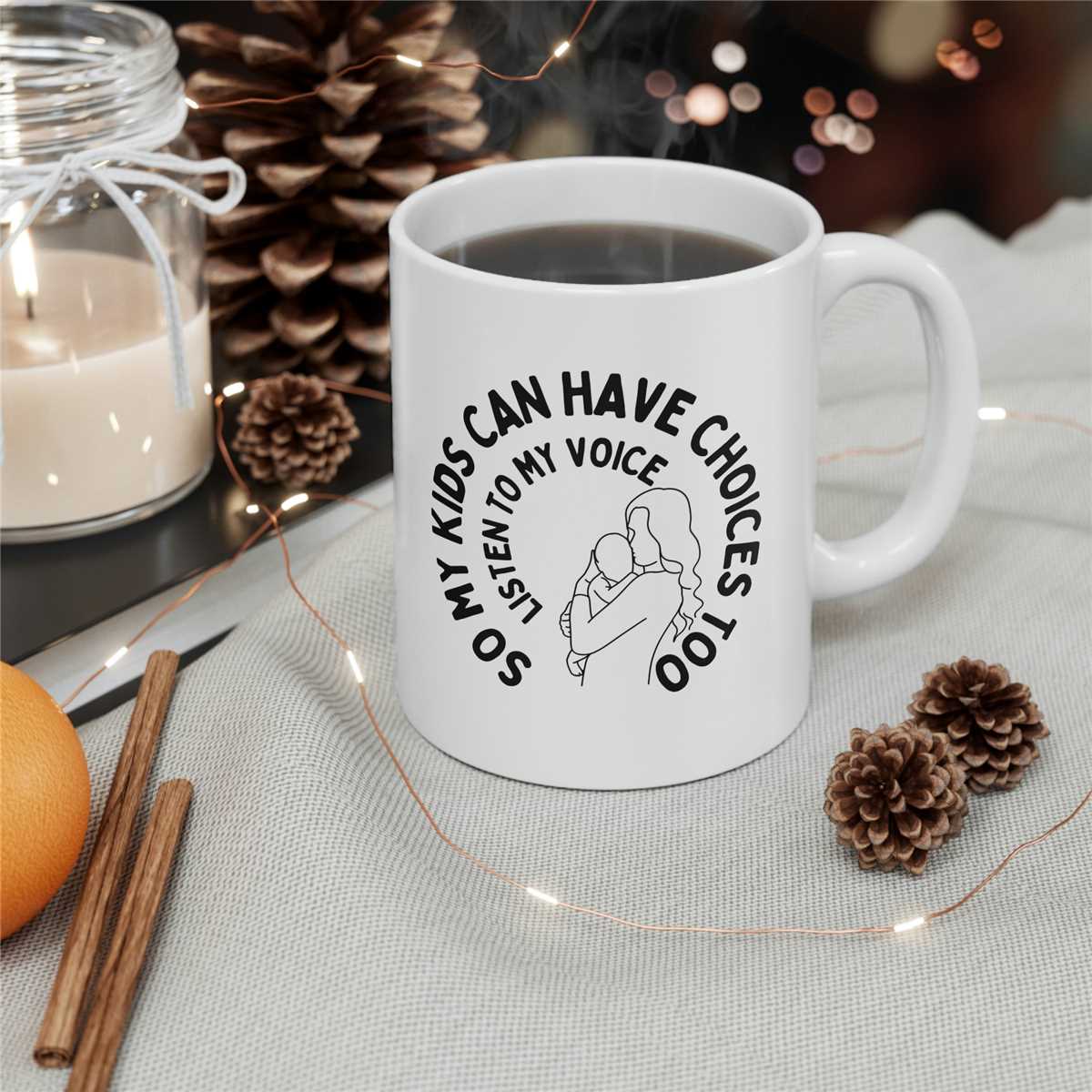 Listen To My Voice Ceramic Mug 11oz | Inspire Uplift