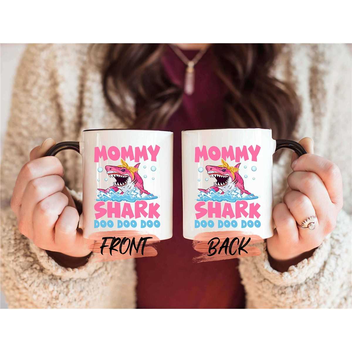 Mom Mug, Mommy Shark Doo Doo Mug For Mom Christmas, Shark Mu | Inspire ...