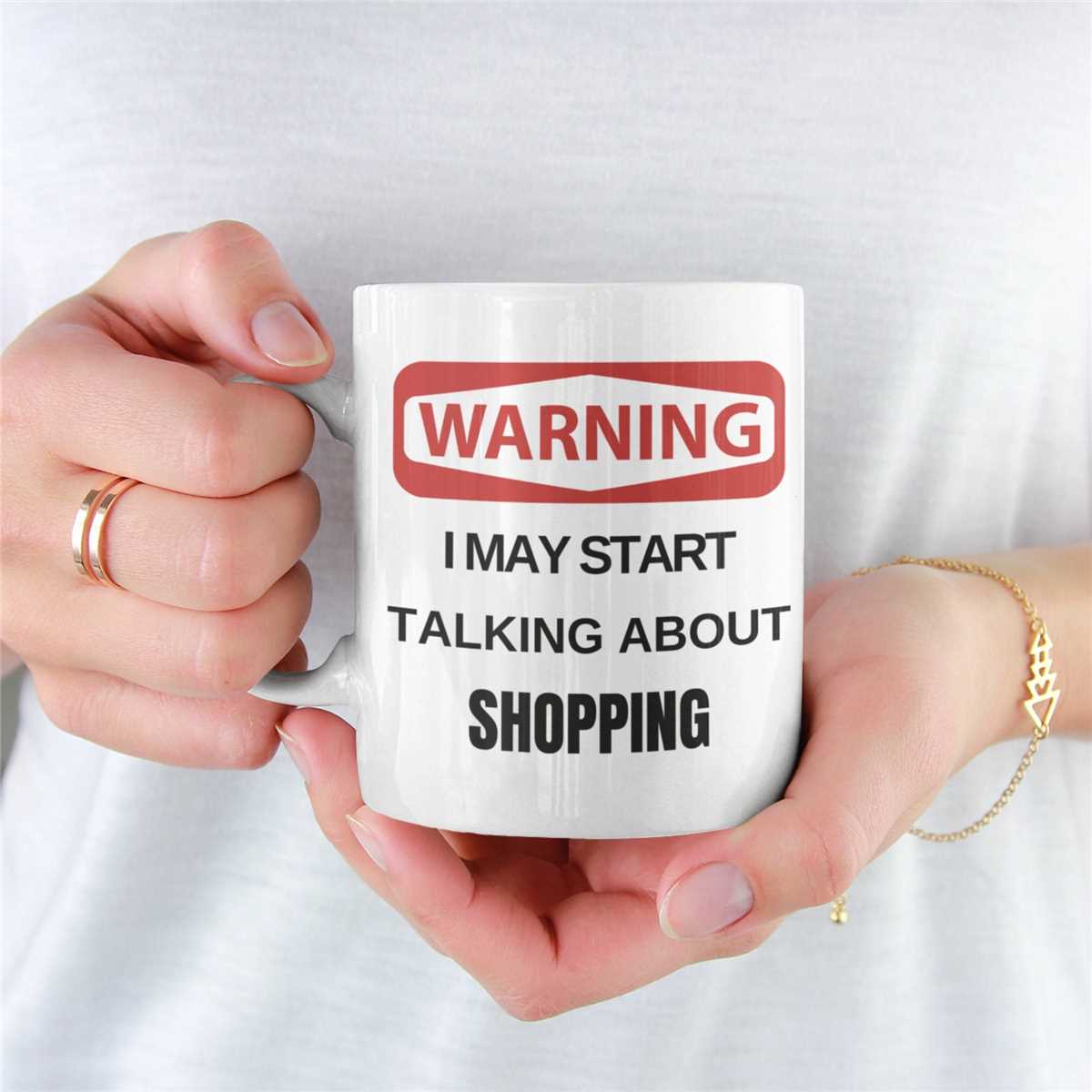 Warning Shopping Mug, Shopping Mug For Boyfriend, Shopping M | Inspire ...