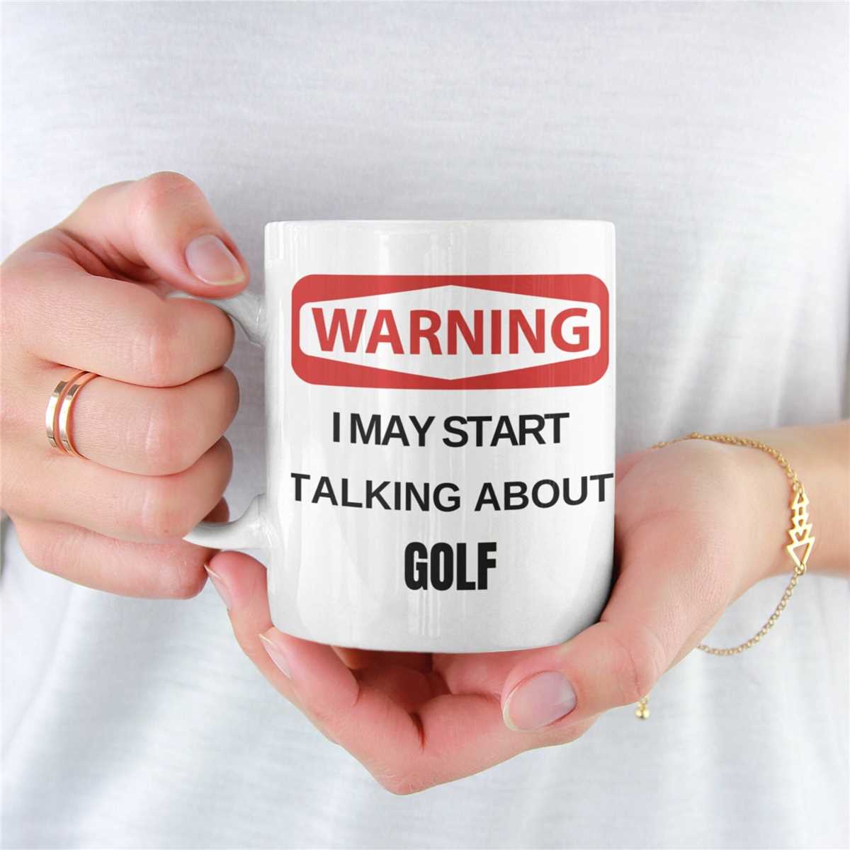 Warning Golf Mug, Mug For Golf Fan, Golf Coffee Mug, Golf Mu | Inspire ...