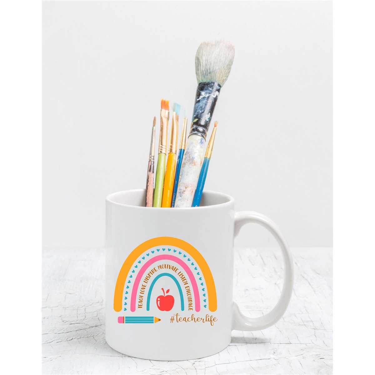 Teachers Mug/ End of Year Gifts/ 11oz Full Wrap Mug/ Teacher | Inspire ...