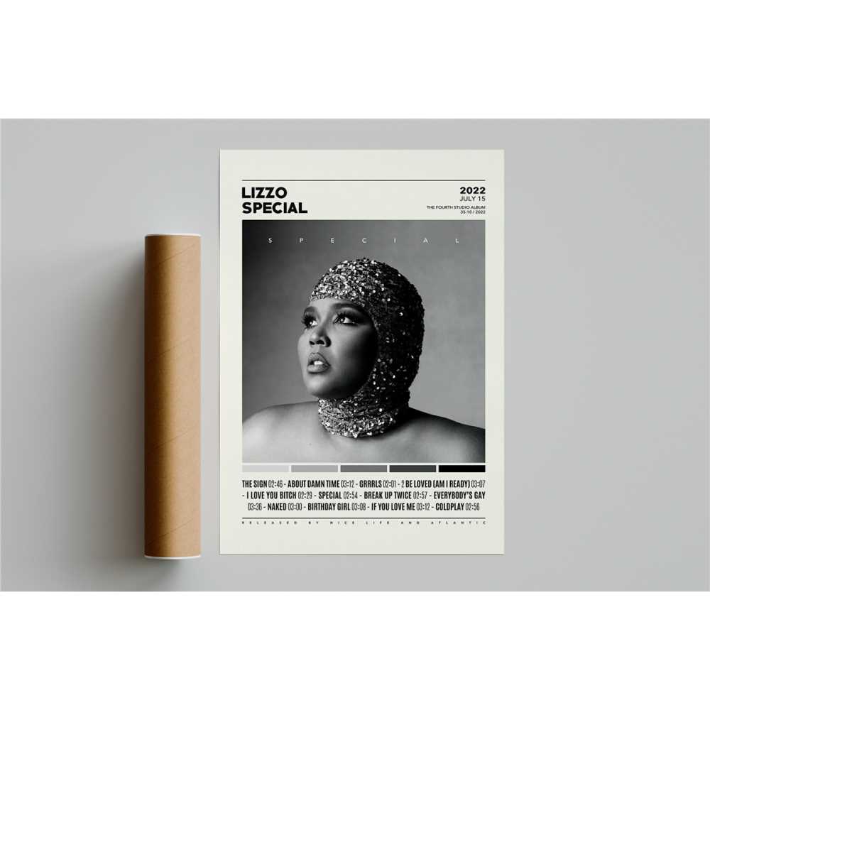 Lizzo Poster | Special Poster | Lizzo, Special, Tracklist Al | Inspire ...