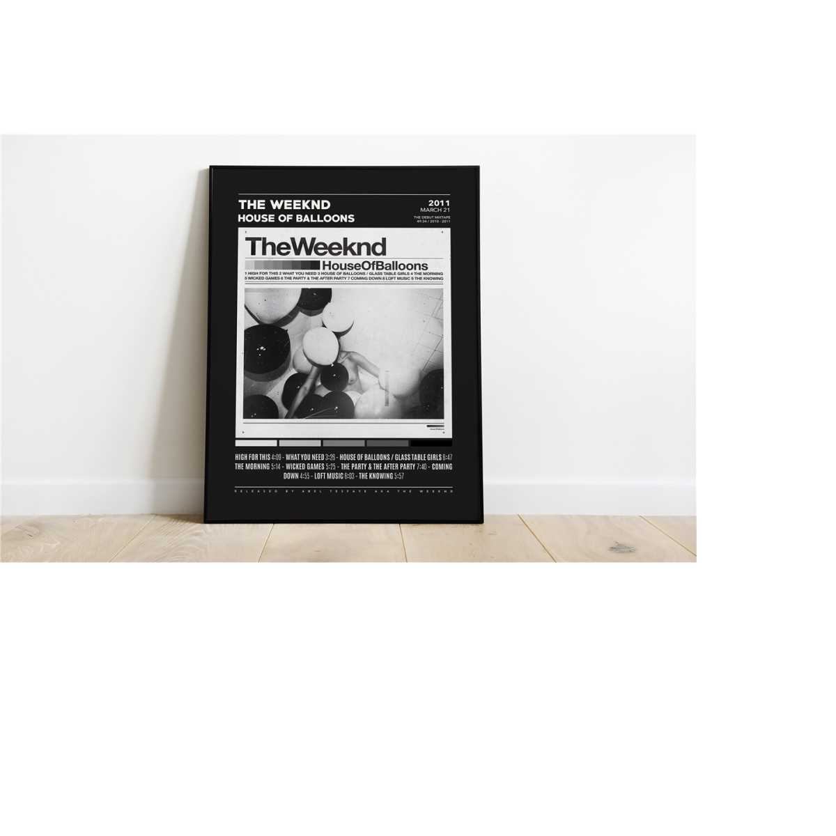 The Weeknd Posters / House of Balloons Poster / The Weeknd, | Inspire ...