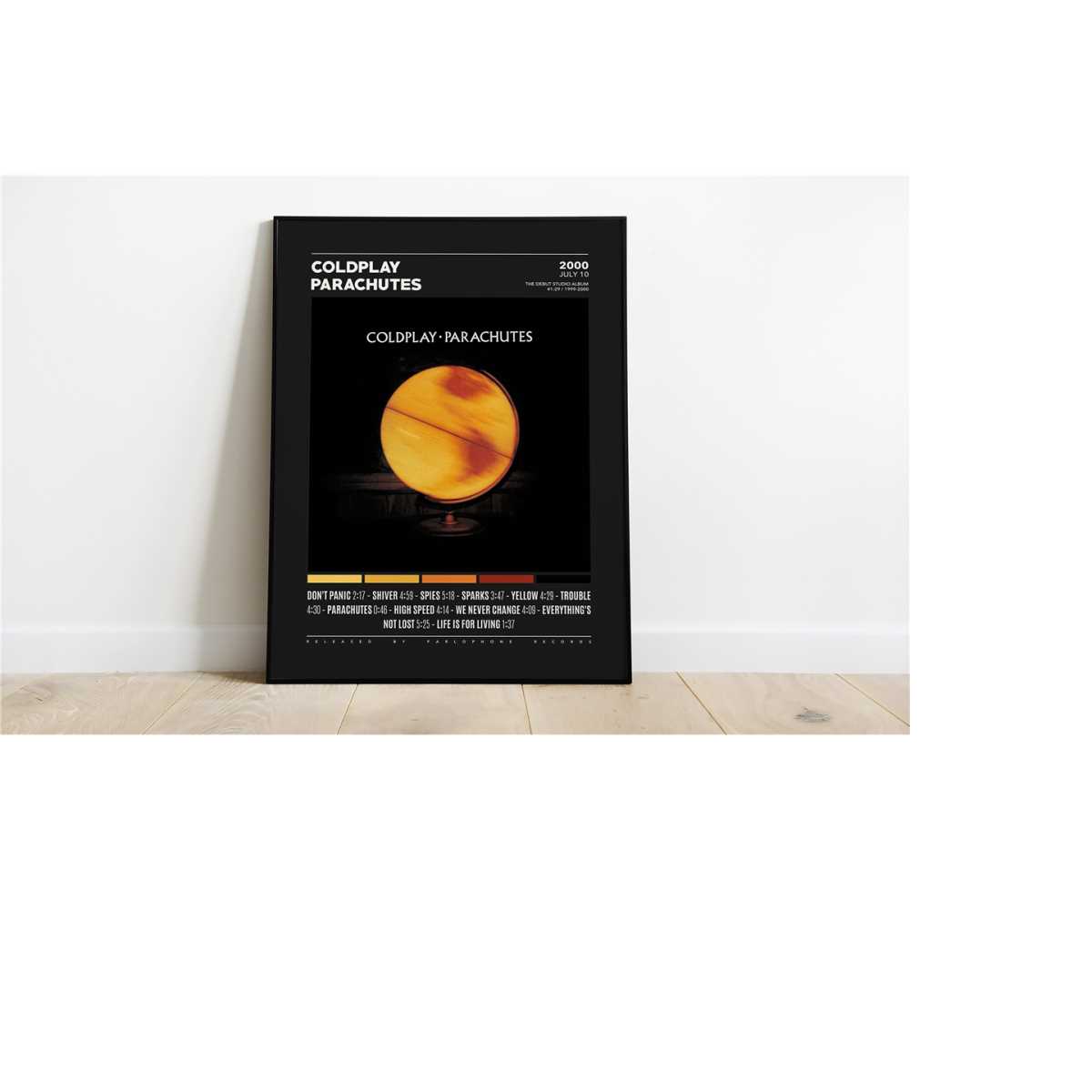 Coldplay Posters / Parachutes Poster, Album Cover Poster, Po | Inspire ...