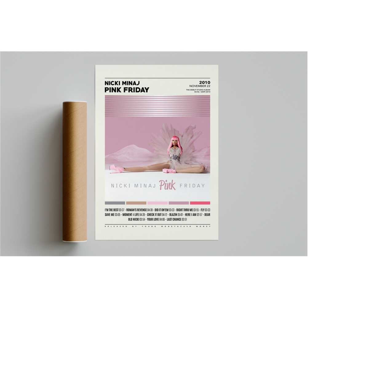 Nicki Minaj Posters / Pink Friday Poster, Tracklist Album Co | Inspire ...