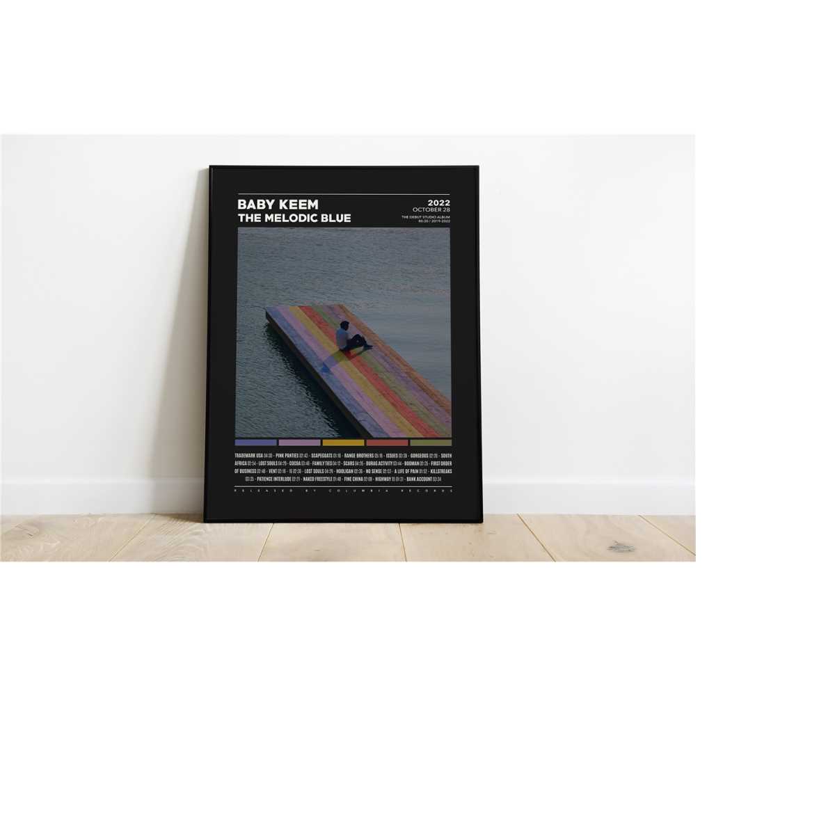 Baby Keem Posters / The Melodic Blue Deluxe Poster / Baby Ke | Inspire ...