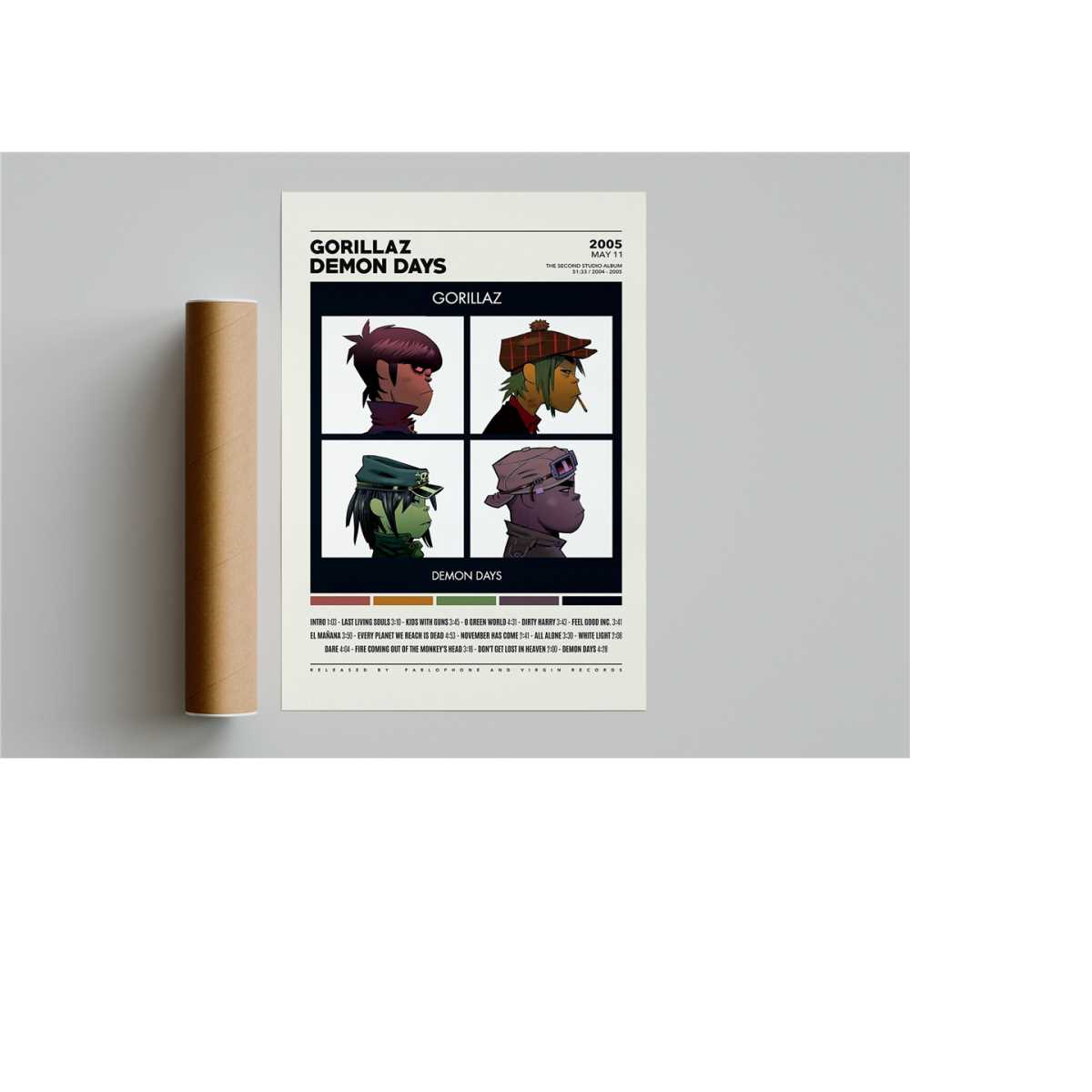 Gorillaz Posters / Demon Days Poster / Album Cover Poster, P | Inspire ...