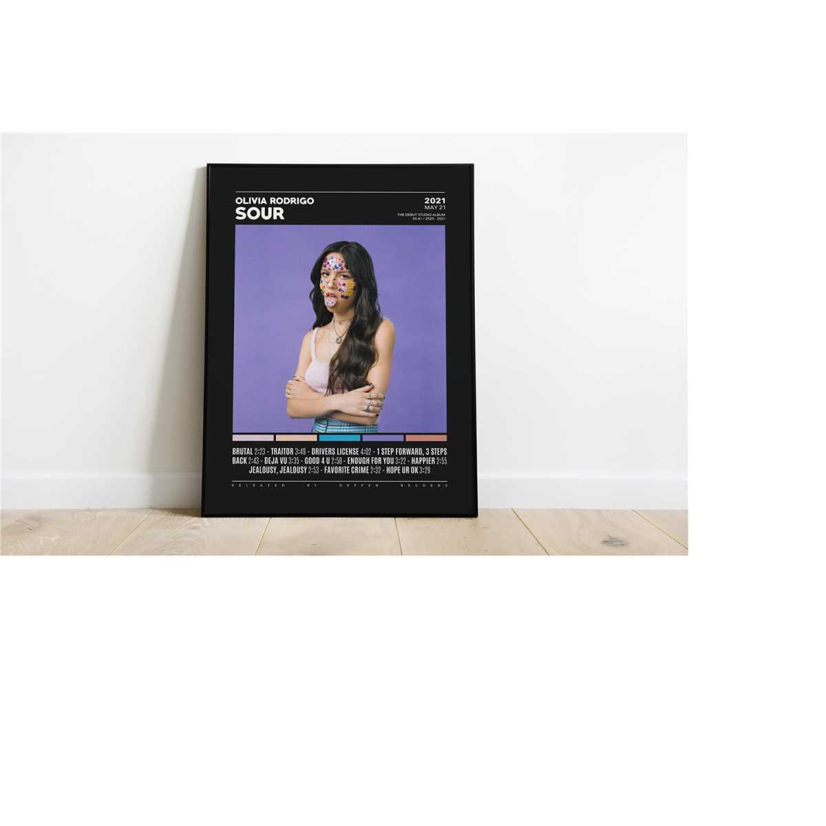 Olivia Rodrigo Posters / Sour Poster / Album Cover Poster, P | Inspire ...