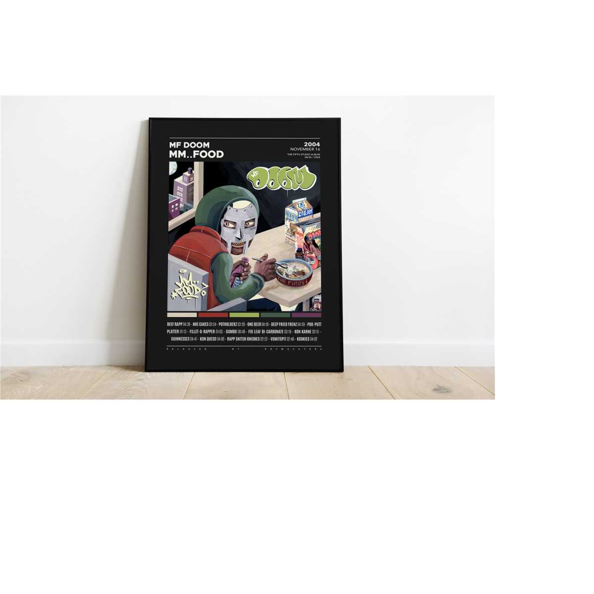 MF DOOM Posters / mm... food Poster, Tracklist Album Cover P | Inspire ...