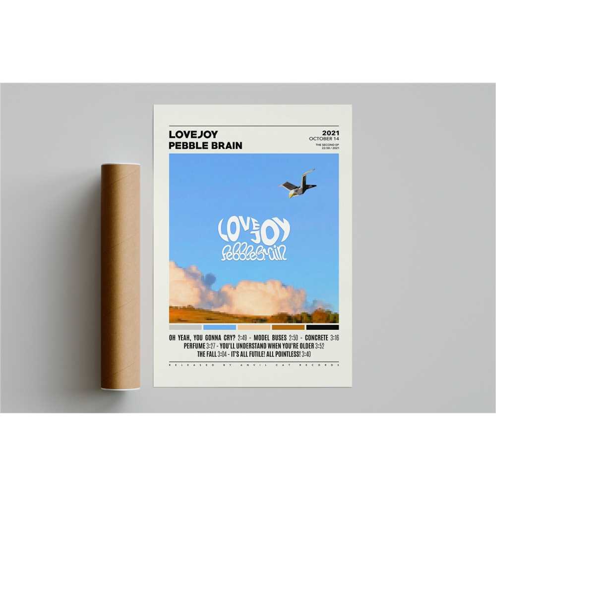 Lovejoy Posters / Pebble Brain Poster / Album Cover Poster / | Inspire ...