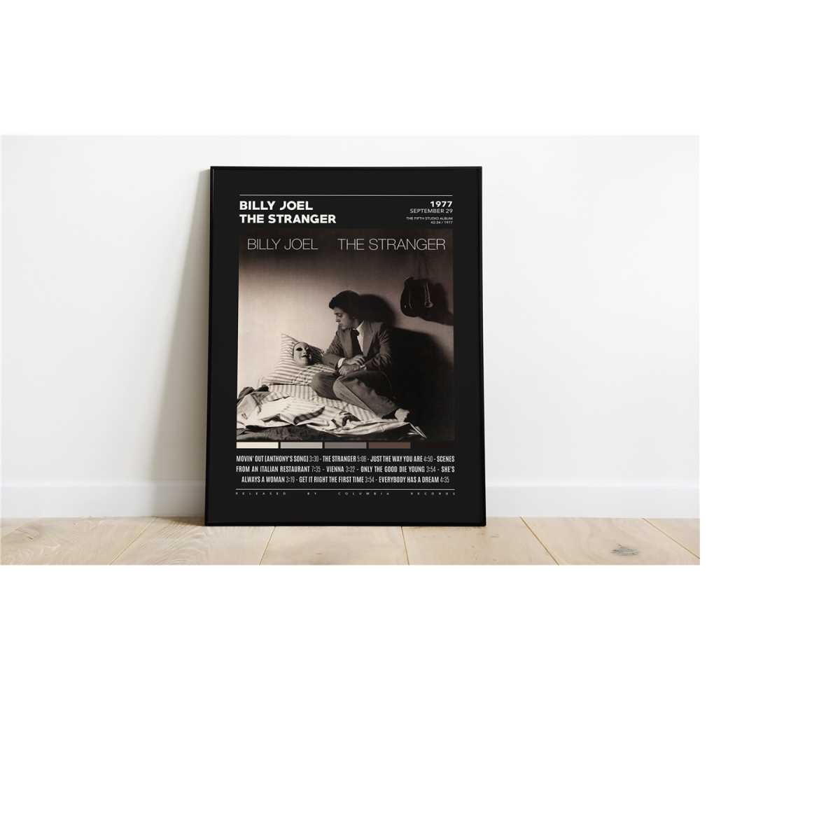 Billy Joel Posters / The Stranger Poster / Album Cover Poste - Inspire ...