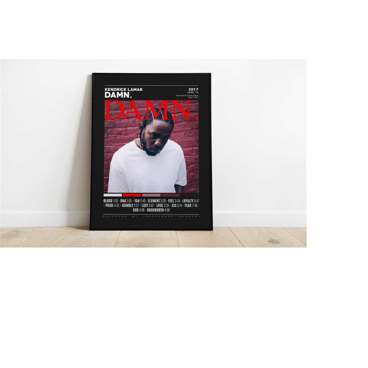 Kendrick Lamar DAMN. / Kendrick Lamar Posters / Damn Poster/ | Inspire ...