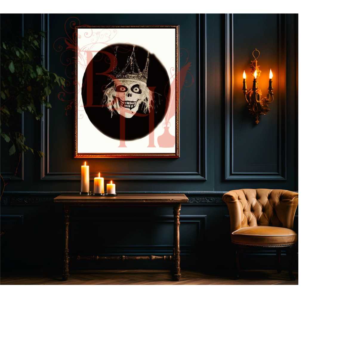 Haunted Mansion Family Portraits Art Print Haunted Ghost Pos | Inspire ...