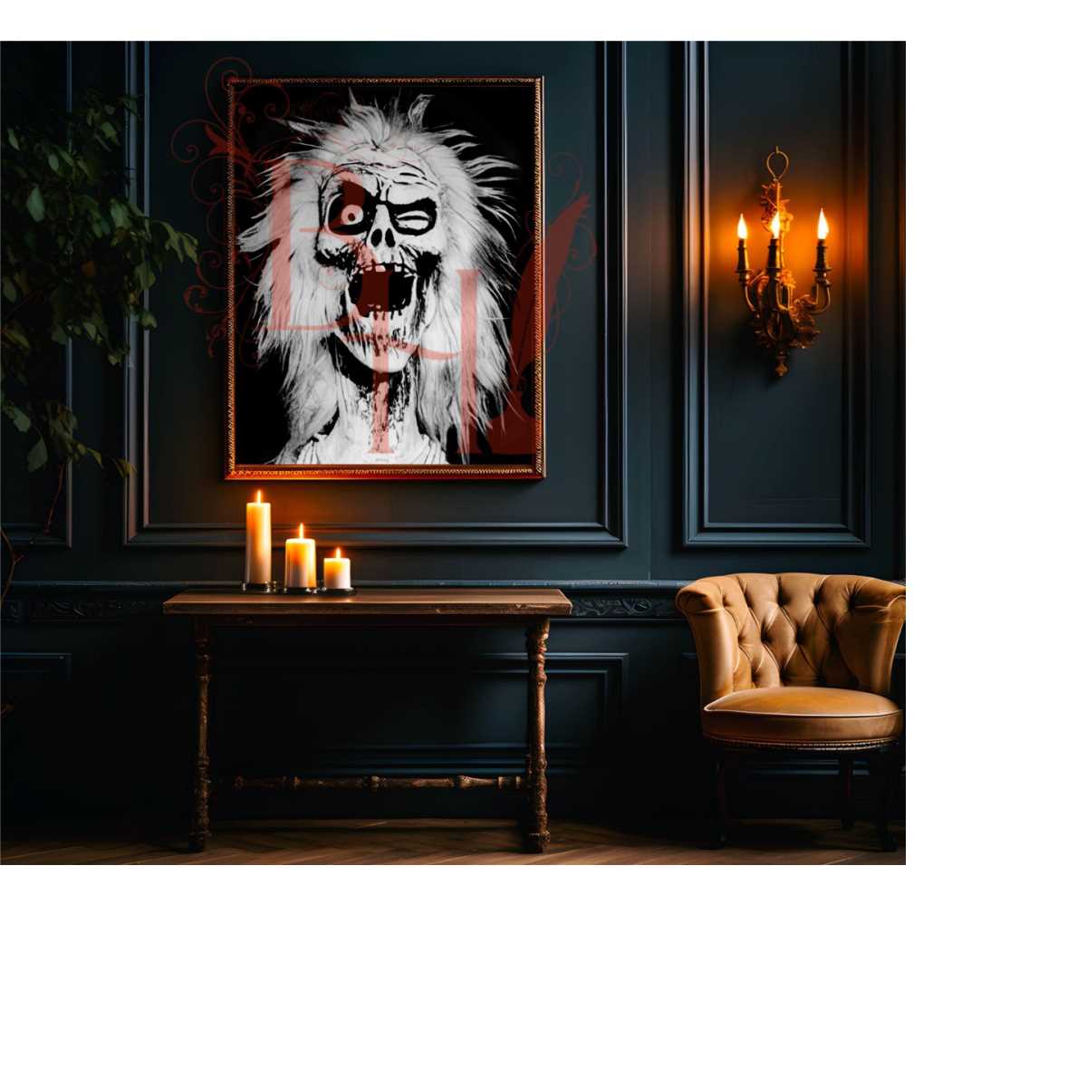 Haunted Mansion Family Portraits Art Print Haunted Ghost Pos | Inspire ...
