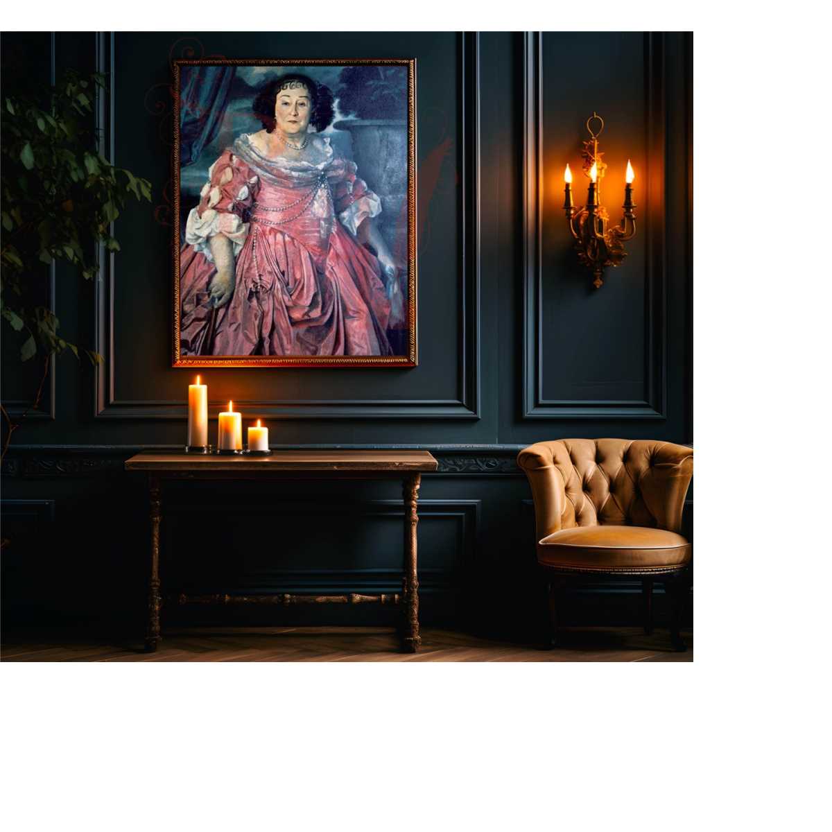 Hogwarts Fat Lady Portrait Digital Fine Art Print Magic Scho - Inspire ...