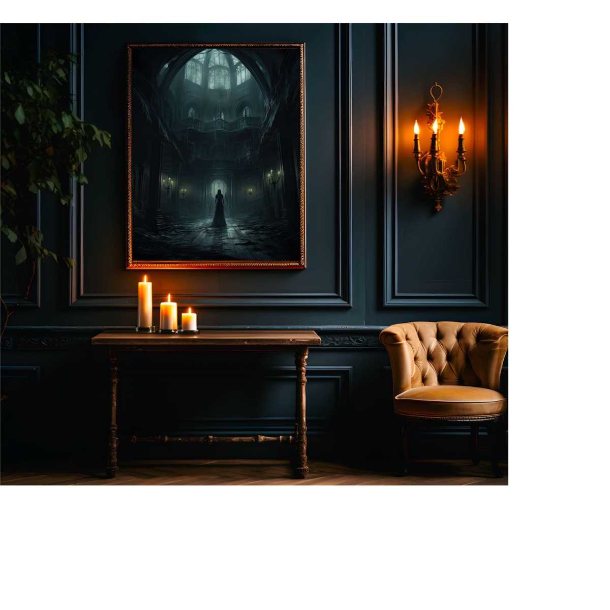 Haunted Mansion Portrait Digital Fine Art Print Abandoned Ho | Inspire ...