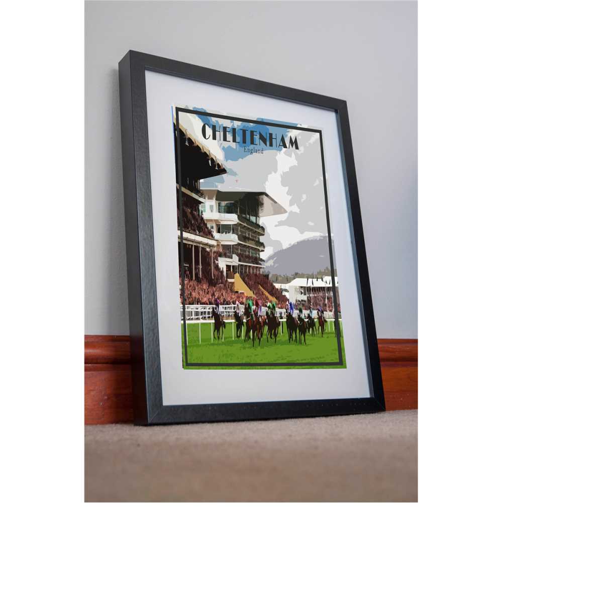 Cheltenham races Print Canvas Poster Picture Holiday Gift Sp | Inspire ...