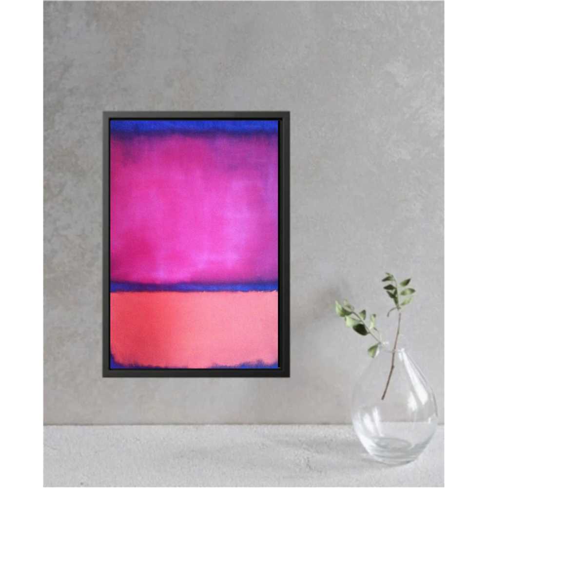 Mark Rothko White Center Canvas/Poster Art Reproduction, Rot | Inspire ...