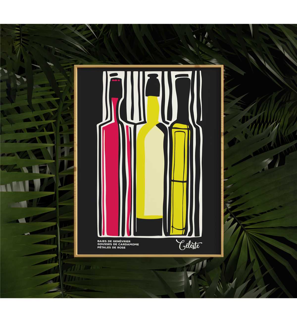 Celeste Retro Ad Poster - 70s Soda Advertising - Inspire Uplift
