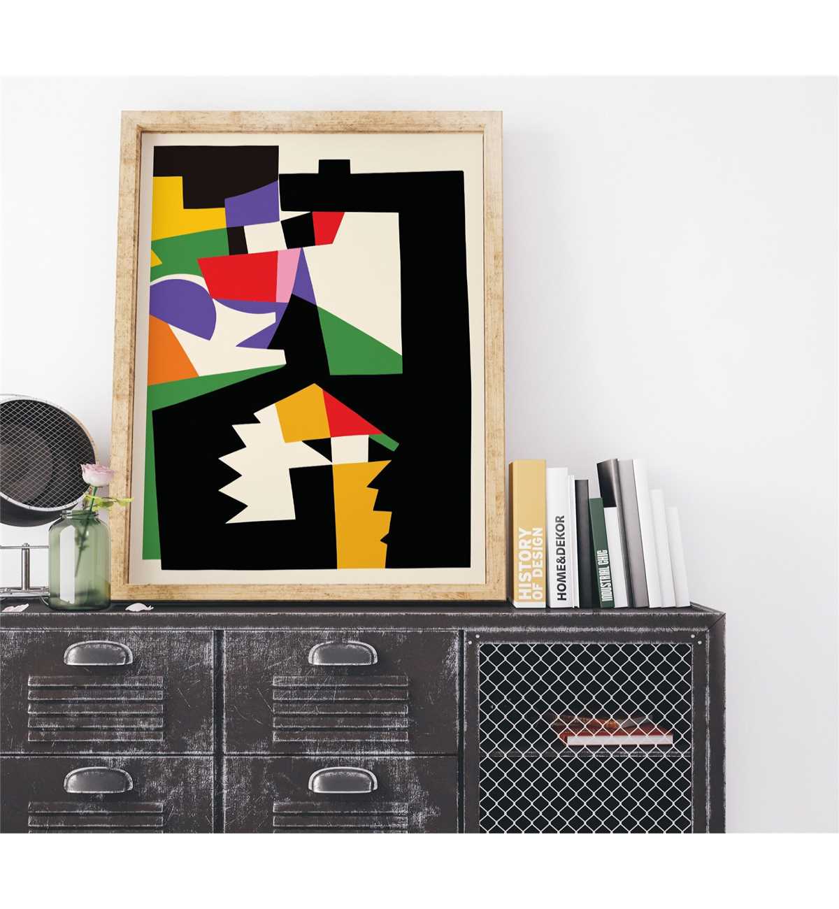 Abstract Cut Outs Wall Decor, Mid Century Modern - Inspire Uplift