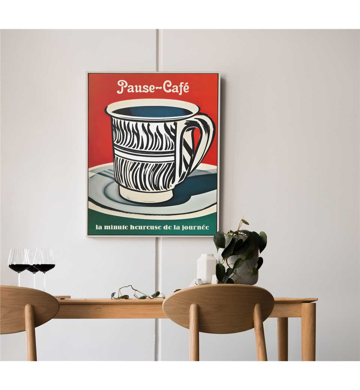 French Coffee Poster - Advertising Print - Pause-Cafe | Inspire Uplift