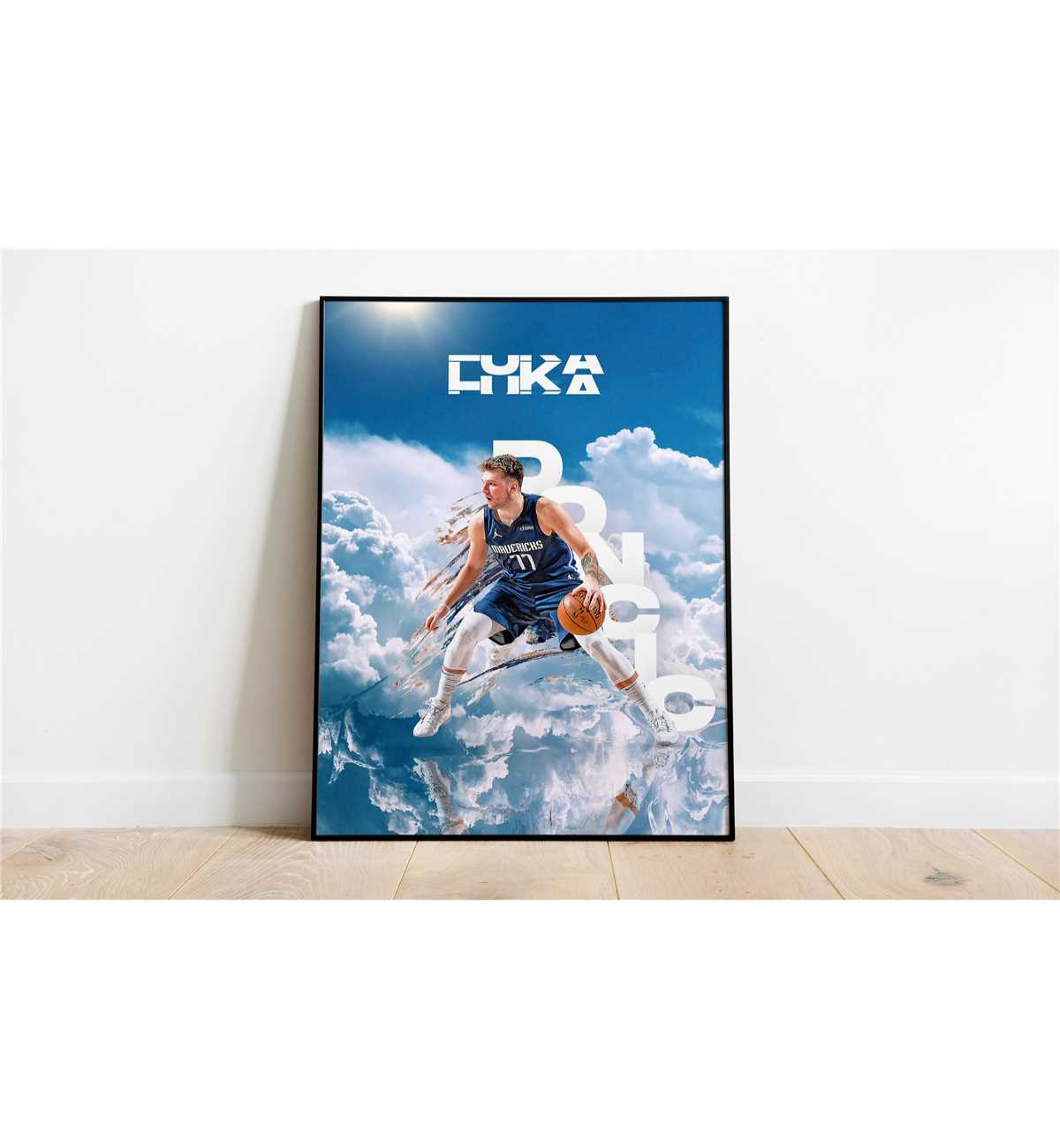 Luka Doncic Poster, NBA Posters, Wall Art, Wall - Inspire Uplift