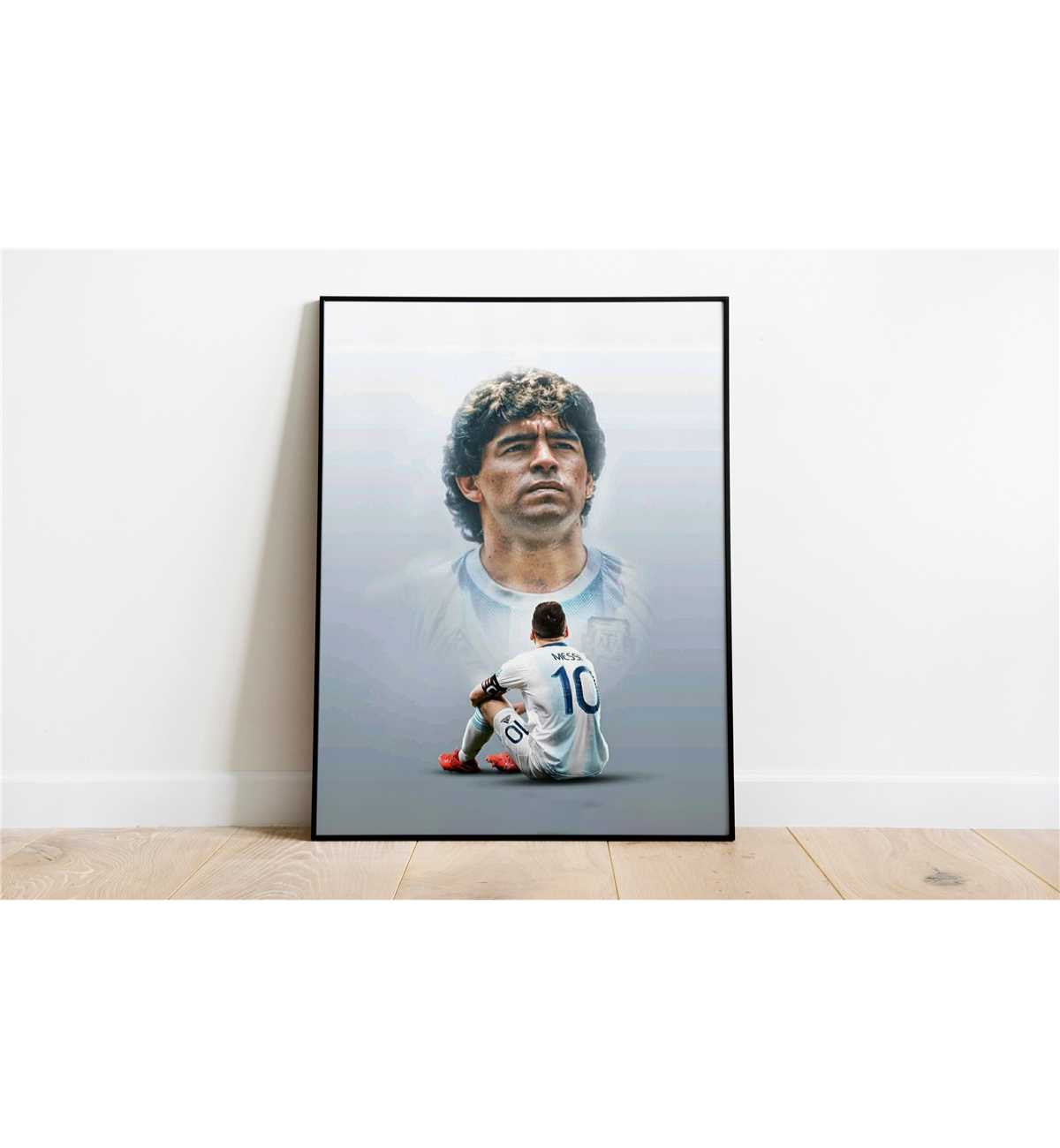 Lionel Messi Poster, Football Posters, Wall Art, Wall - Inspire Uplift