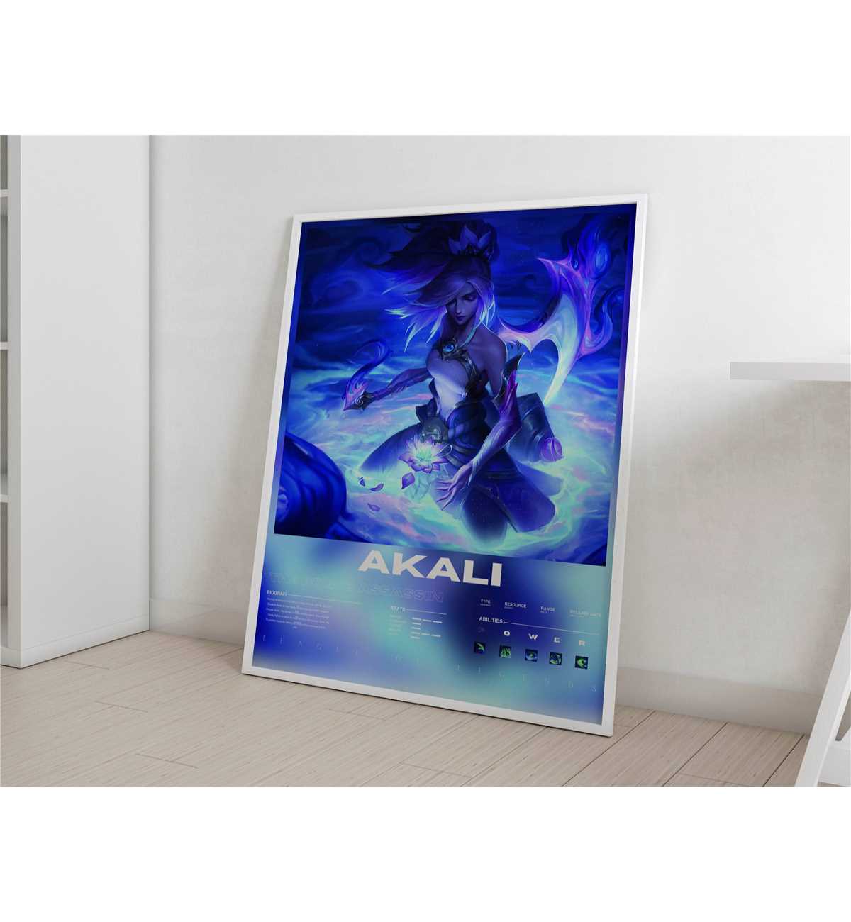 League of Legends Akali Poster|League of Legends Gift | Inspire Uplift