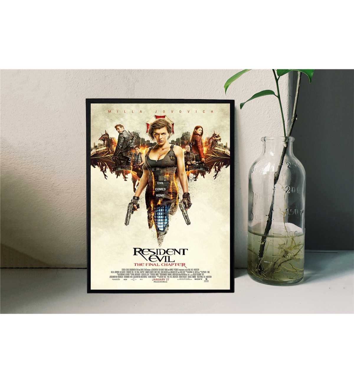 Resident Evil The Final Chapter Movie Poster Film/Room | Inspire Uplift