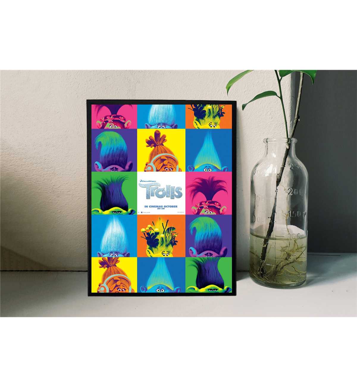 Trolls Movie Poster Film/Room Decor Wall Art/Poster Gift/Can | Inspire ...