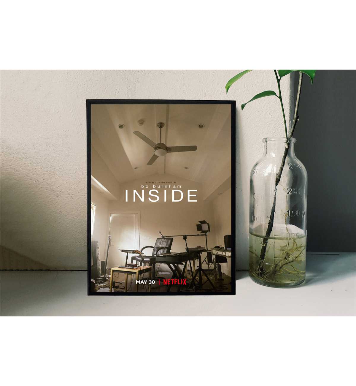 Bo Burnham Inside Movie Poster Film/Room Decor Wall | Inspire Uplift