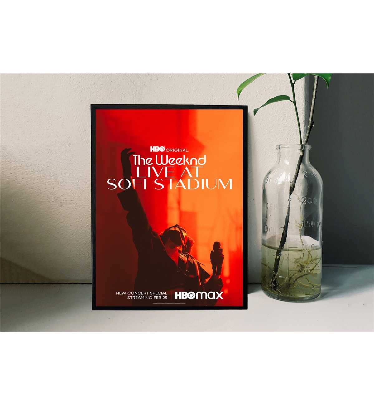 The Weeknd Live at SoFi Stadium Movie Poster | Inspire Uplift