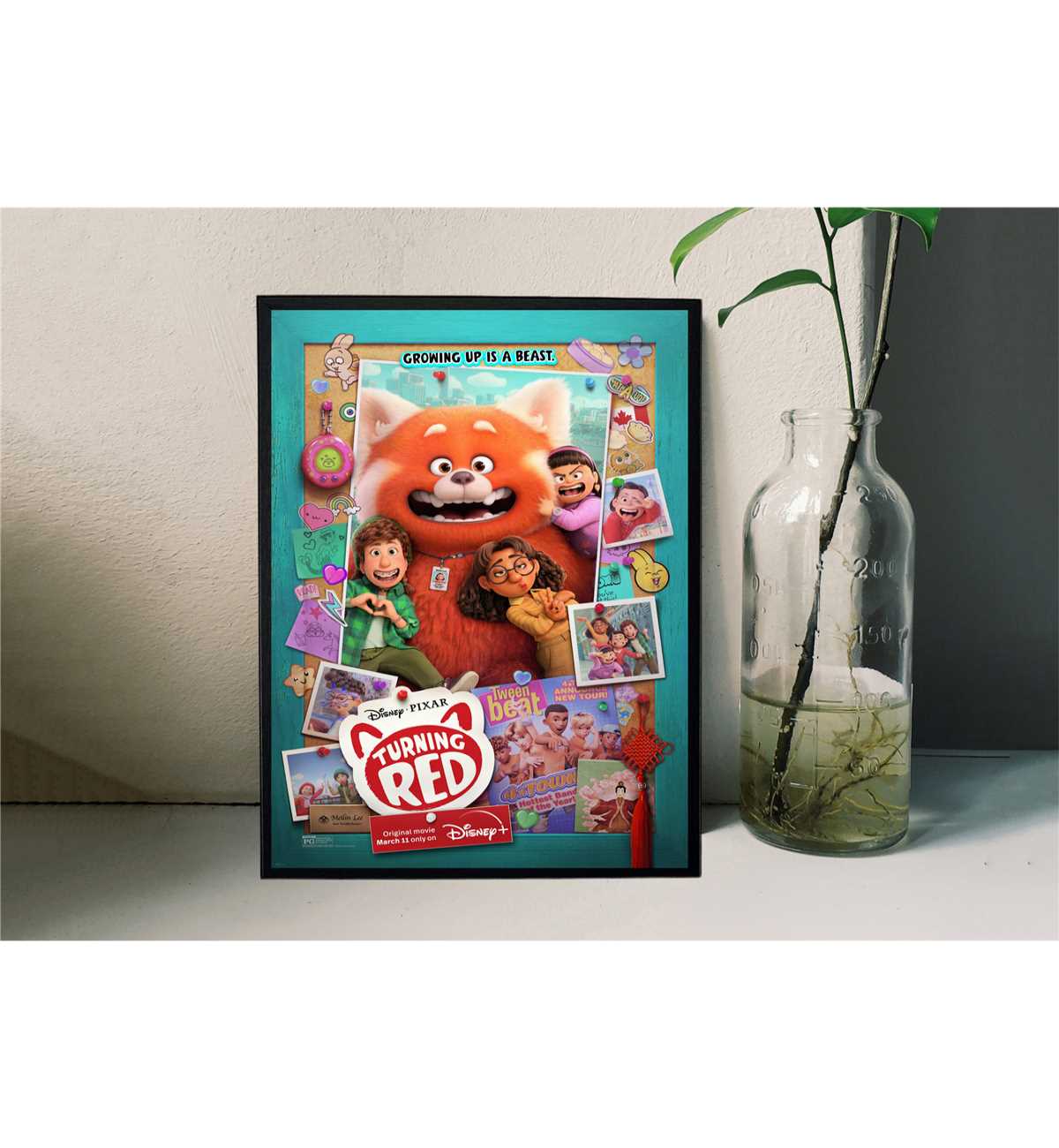 Turning Red Movie Poster Film/Room Decor Wall Art/Poster | Inspire Uplift