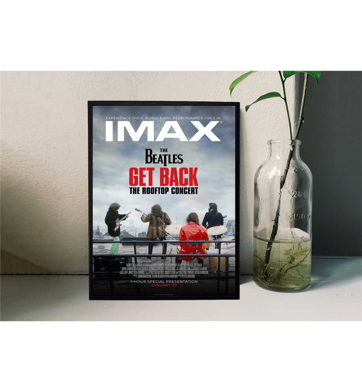 The Beatles: Get Back Movie Poster Film/Room Decor | Inspire Uplift